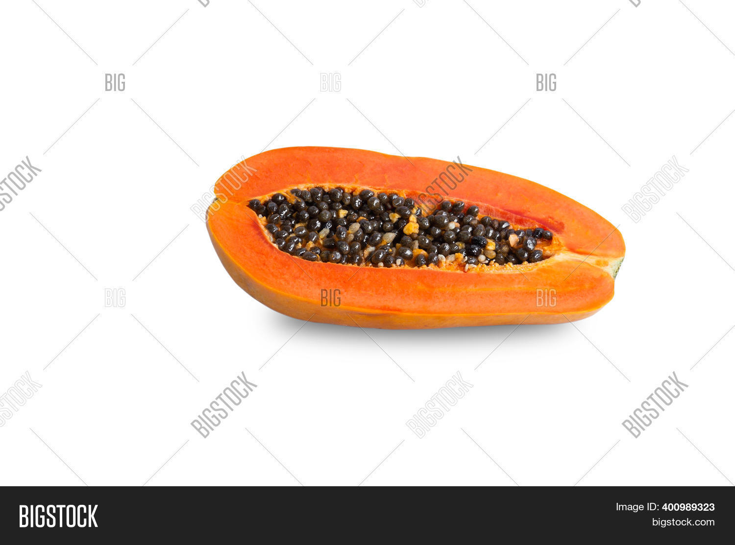 Papaya Isolated On Image & Photo (Free Trial) | Bigstock