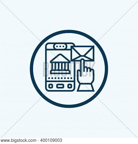 Online Statement Icon Vector & Photo (Free Trial) | Bigstock