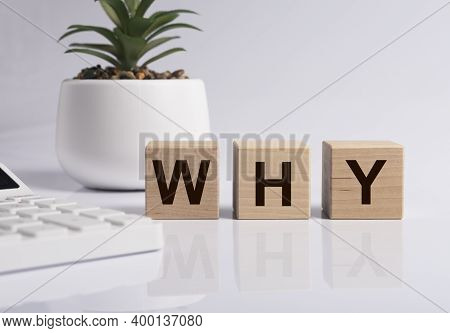 Why Word Inscription. Image & Photo (Free Trial) | Bigstock