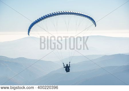 Paraglider Flying Sky Image & Photo (Free Trial) | Bigstock