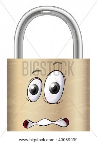 Illustration Lock Face Image & Photo (Free Trial) | Bigstock