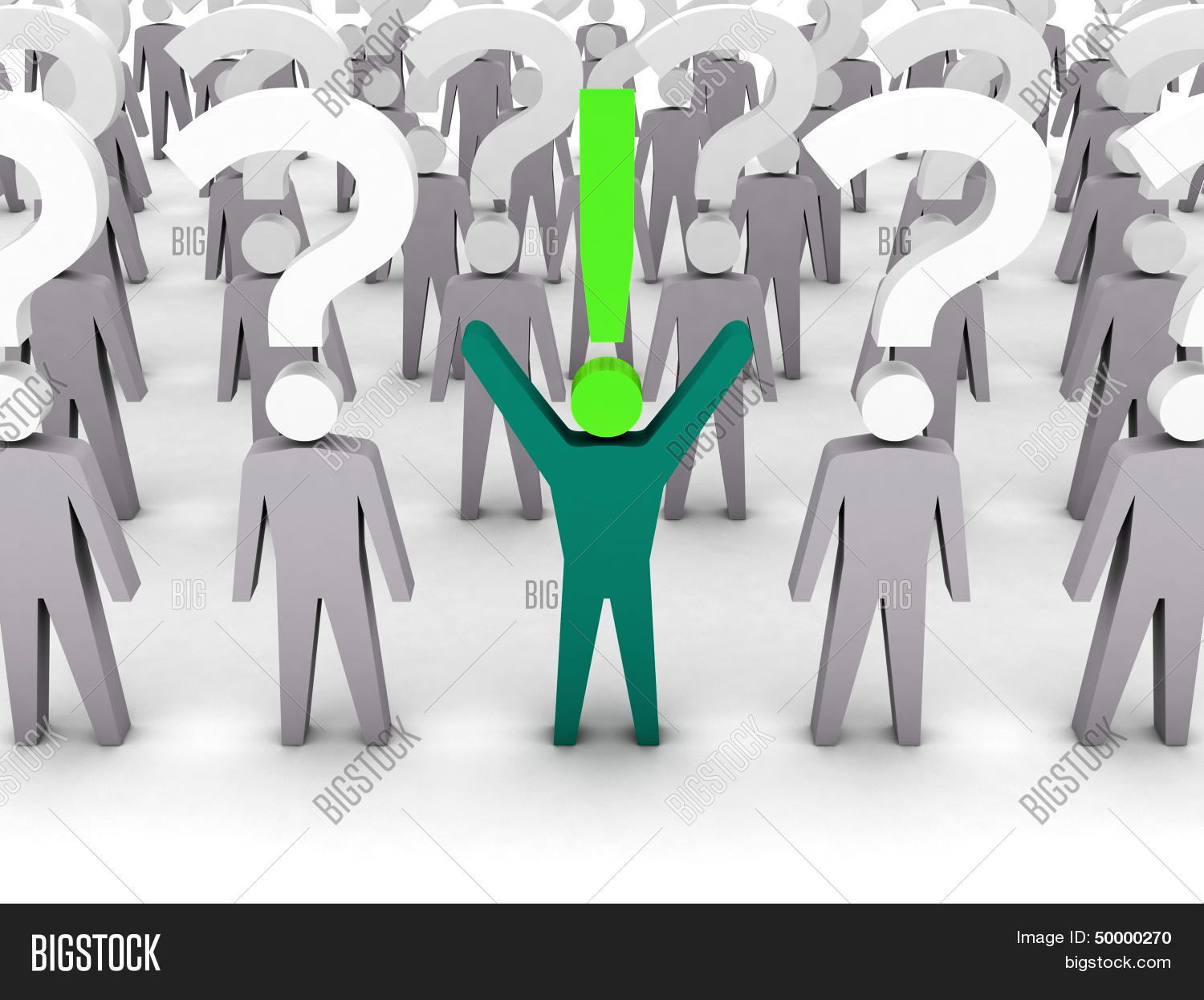 One Man Exclamation Image & Photo (Free Trial) | Bigstock