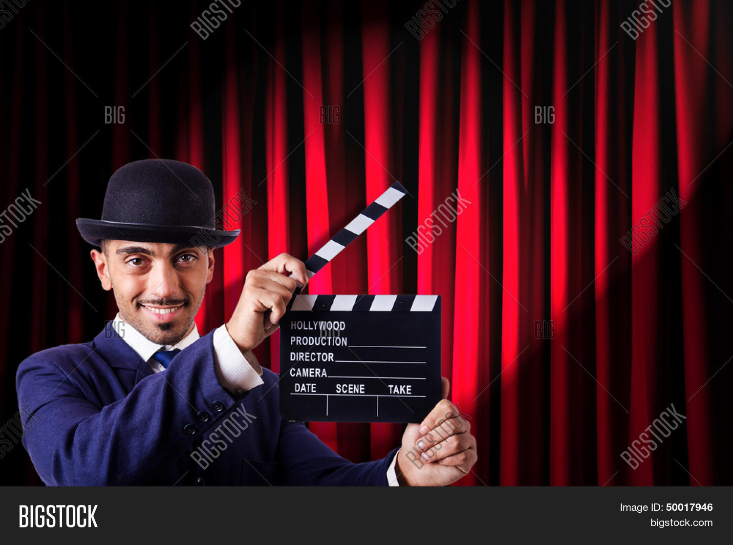 Man Movie Clapper On Image & Photo (Free Trial) | Bigstock