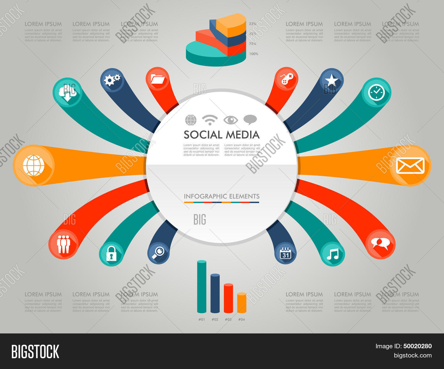 Colorful Infographic Vector & Photo (Free Trial) | Bigstock