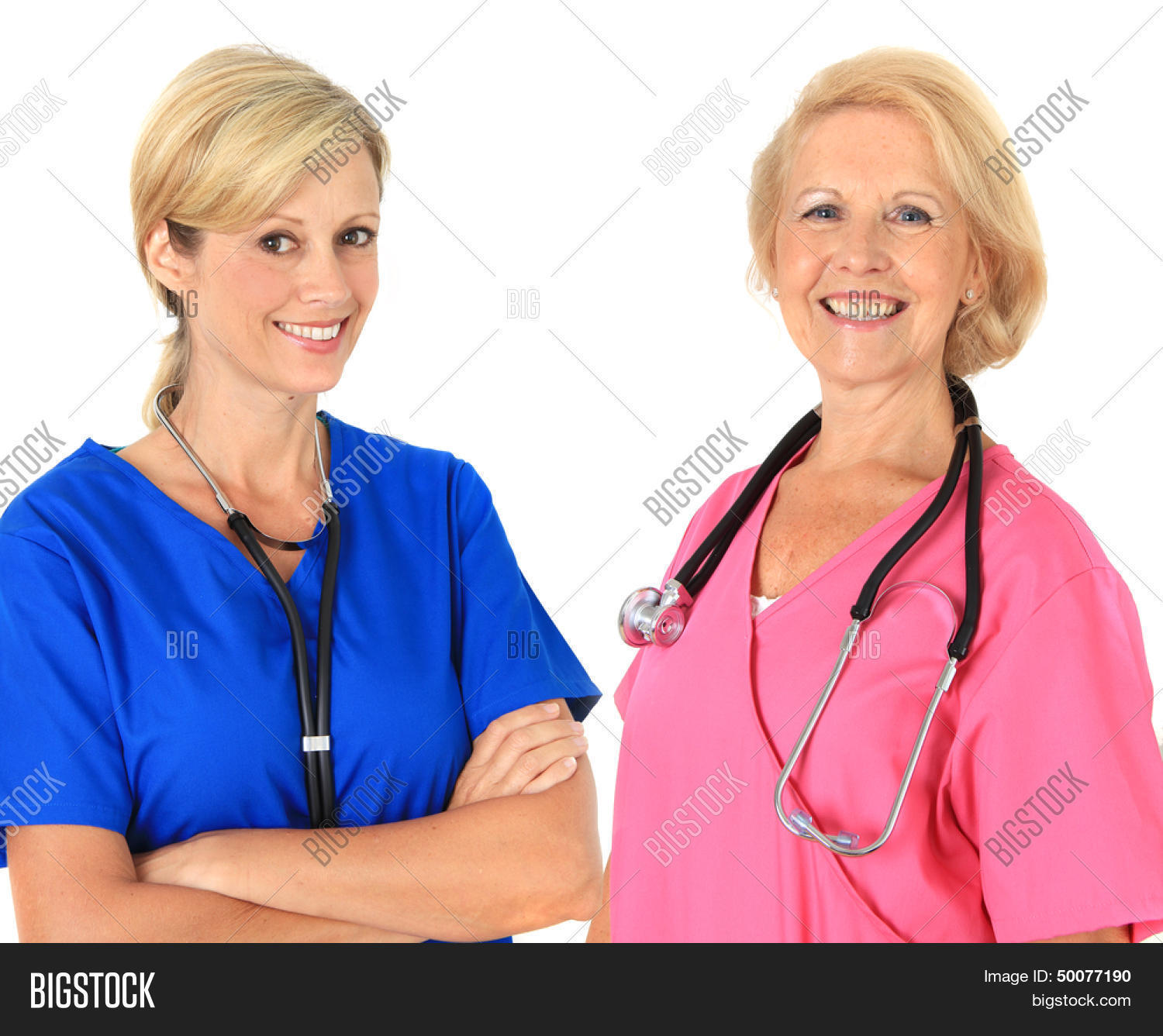 Two Friendly Nurses Image & Photo (Free Trial) | Bigstock
