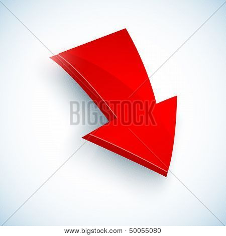Big Red Vector Arrow Vector & Photo (Free Trial) | Bigstock