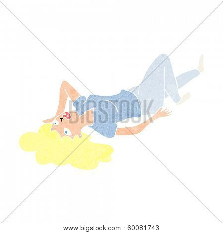 Cartoon Woman Lying Vector & Photo (Free Trial) | Bigstock