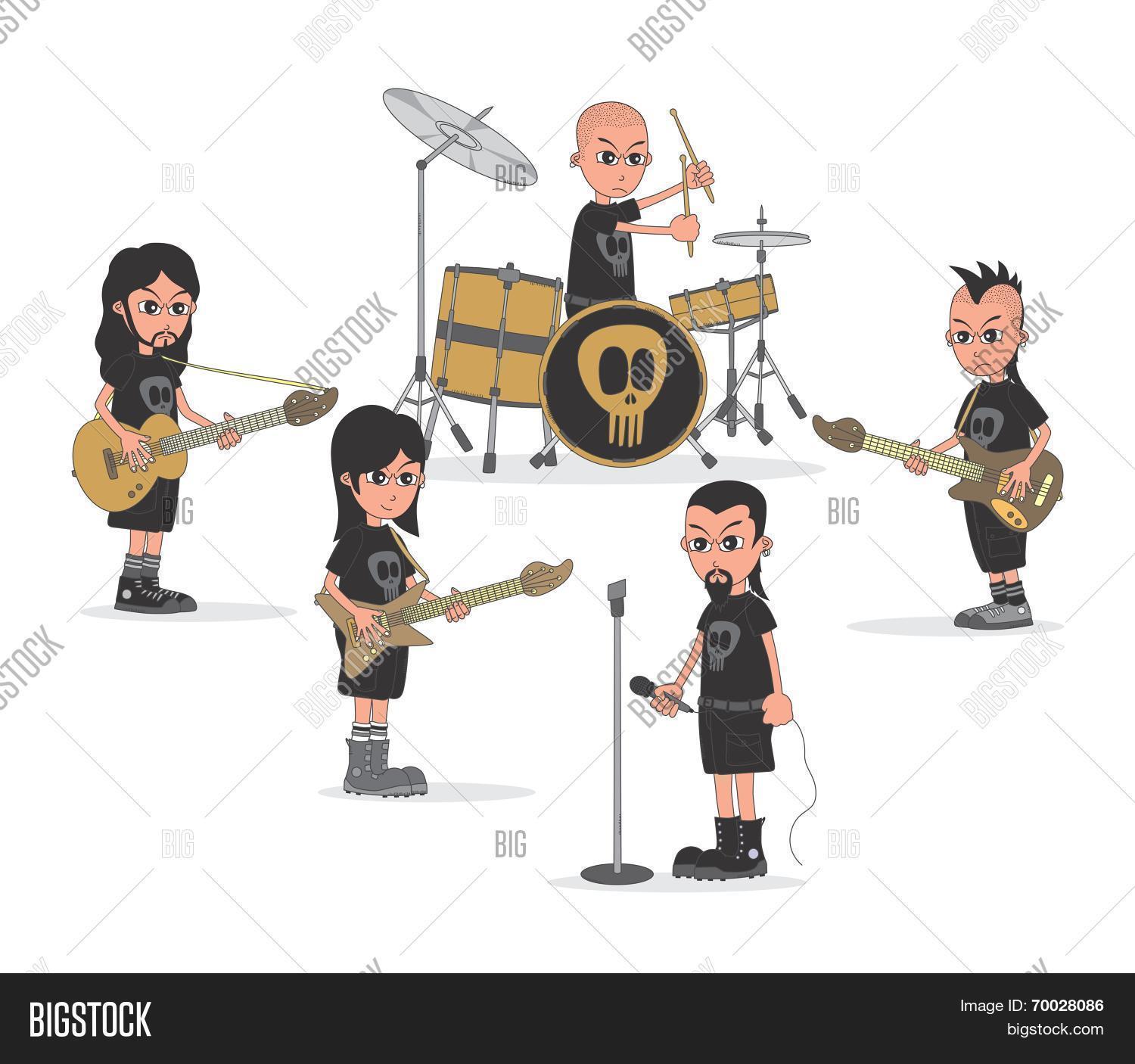 Live Music Band Vector & Photo (Free Trial) | Bigstock