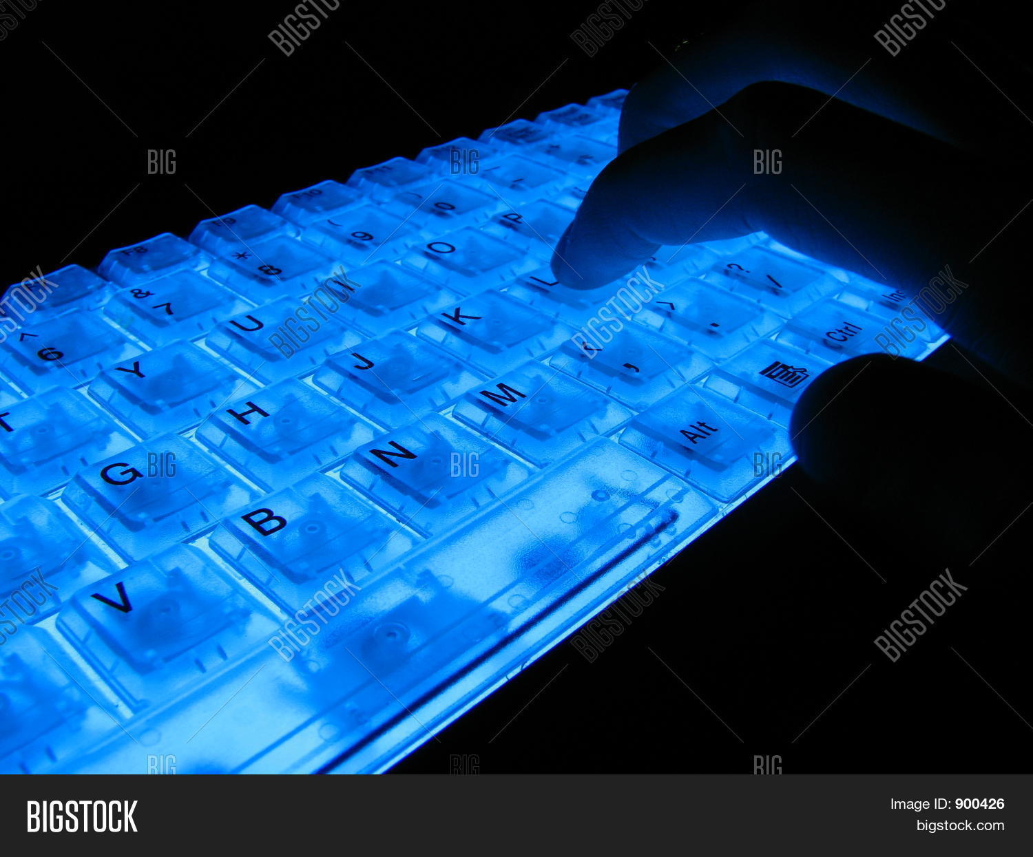 Lighted Keyboard Image & Photo (Free Trial) | Bigstock