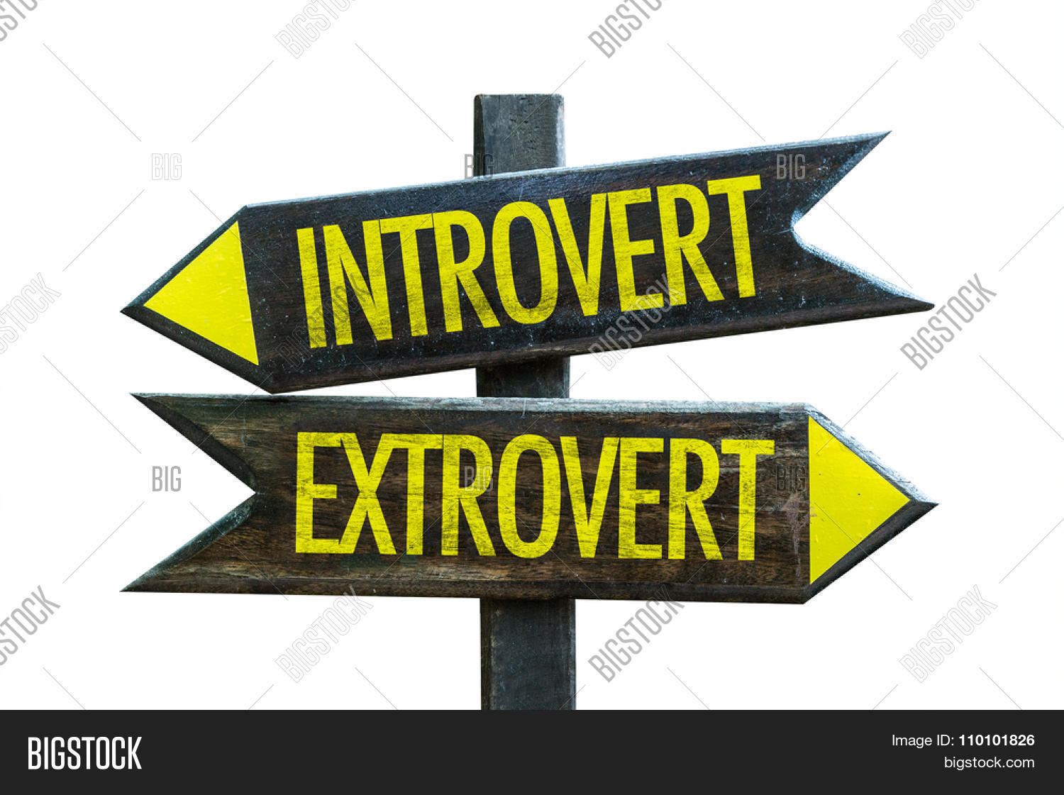 Introvert - Extrovert Image & Photo (Free Trial) | Bigstock