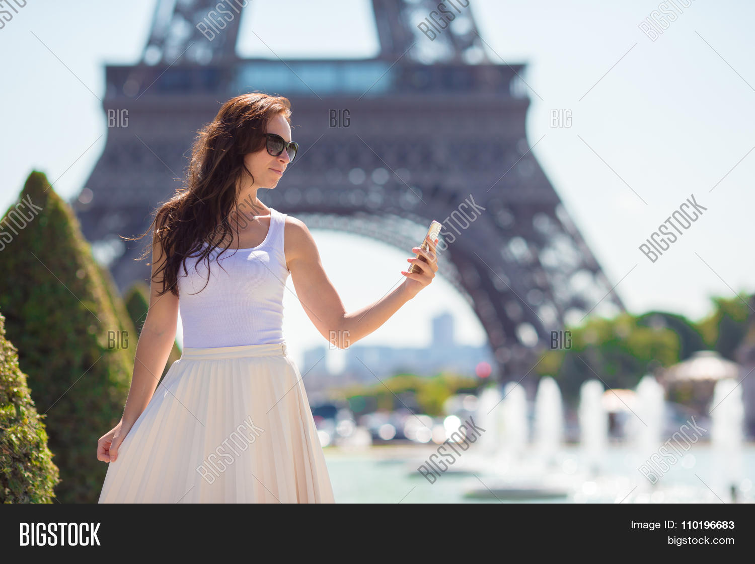 Beautiful Woman Paris Image & Photo (Free Trial) | Bigstock