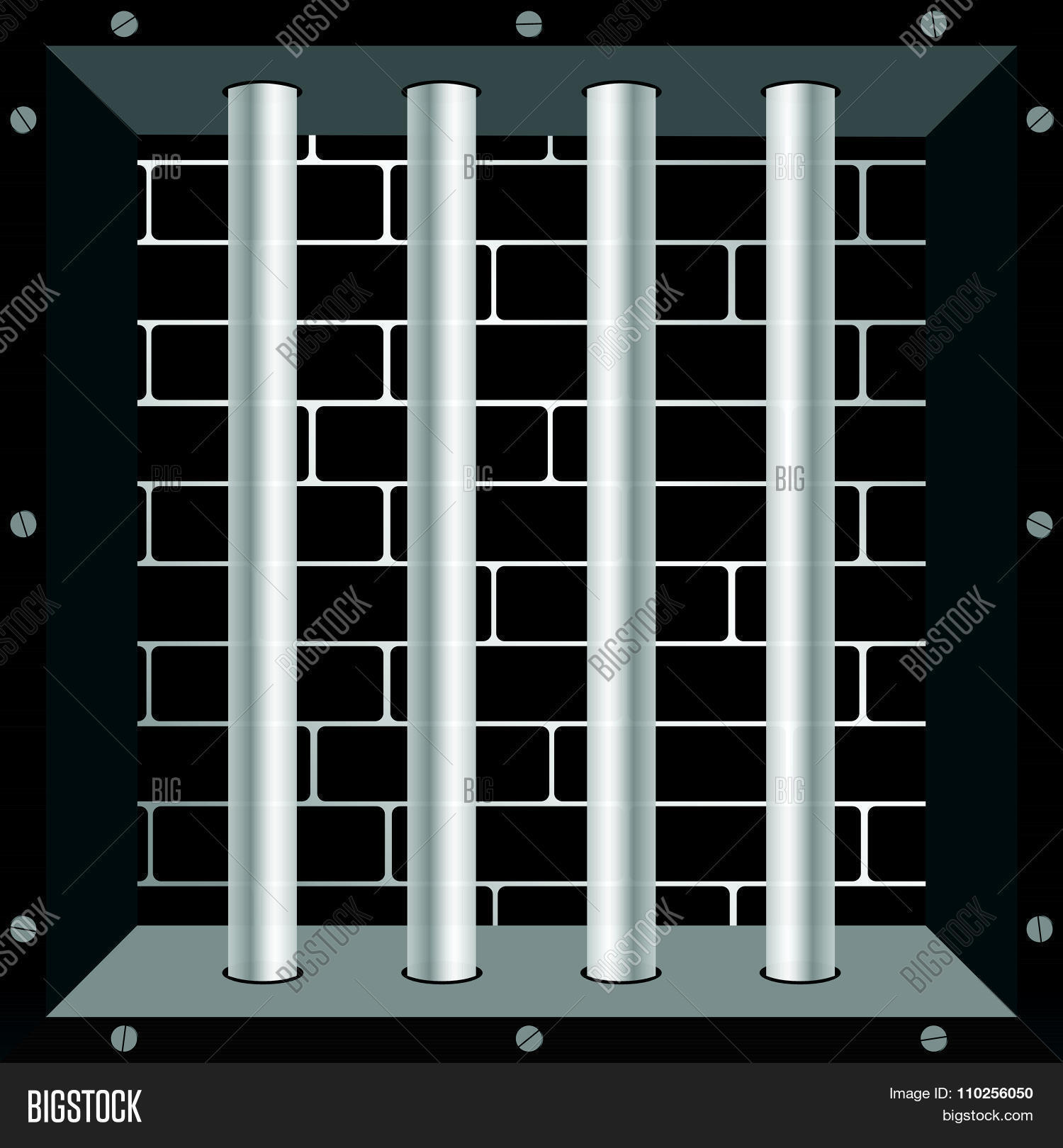 Prison Bars Vector Vector & Photo (Free Trial) | Bigstock