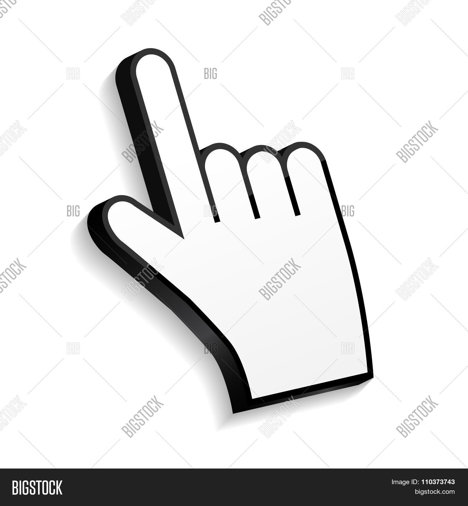 Mouse Hand Cursor Vector & Photo (Free Trial) | Bigstock