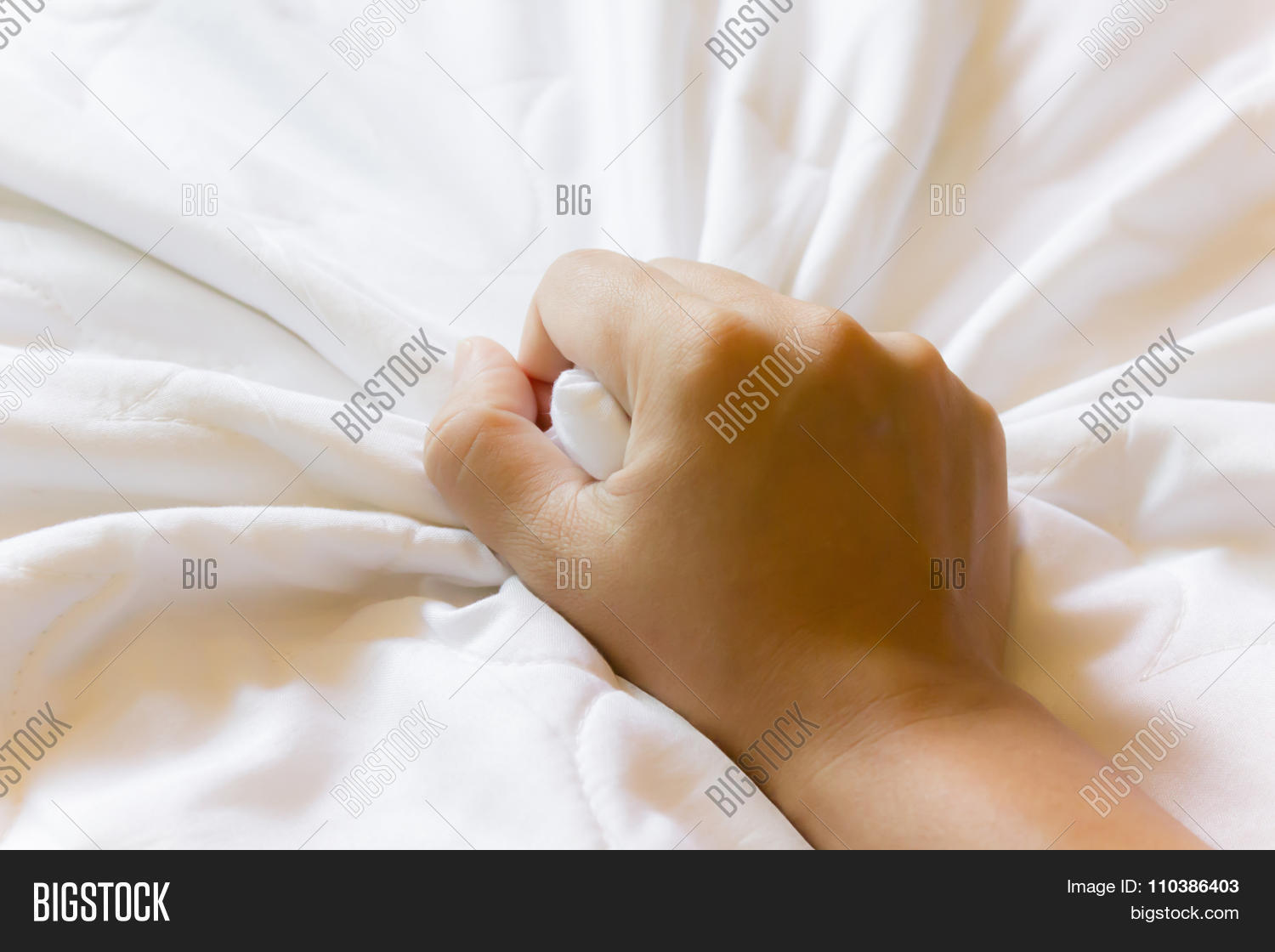 Hand Grasp White Bed Image & Photo (Free Trial) | Bigstock