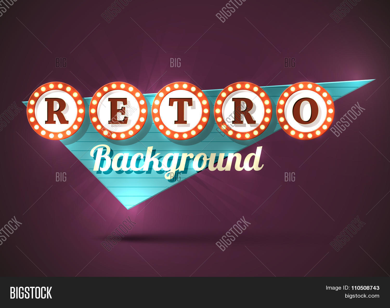 Retro Sign Background Vector & Photo (Free Trial) | Bigstock