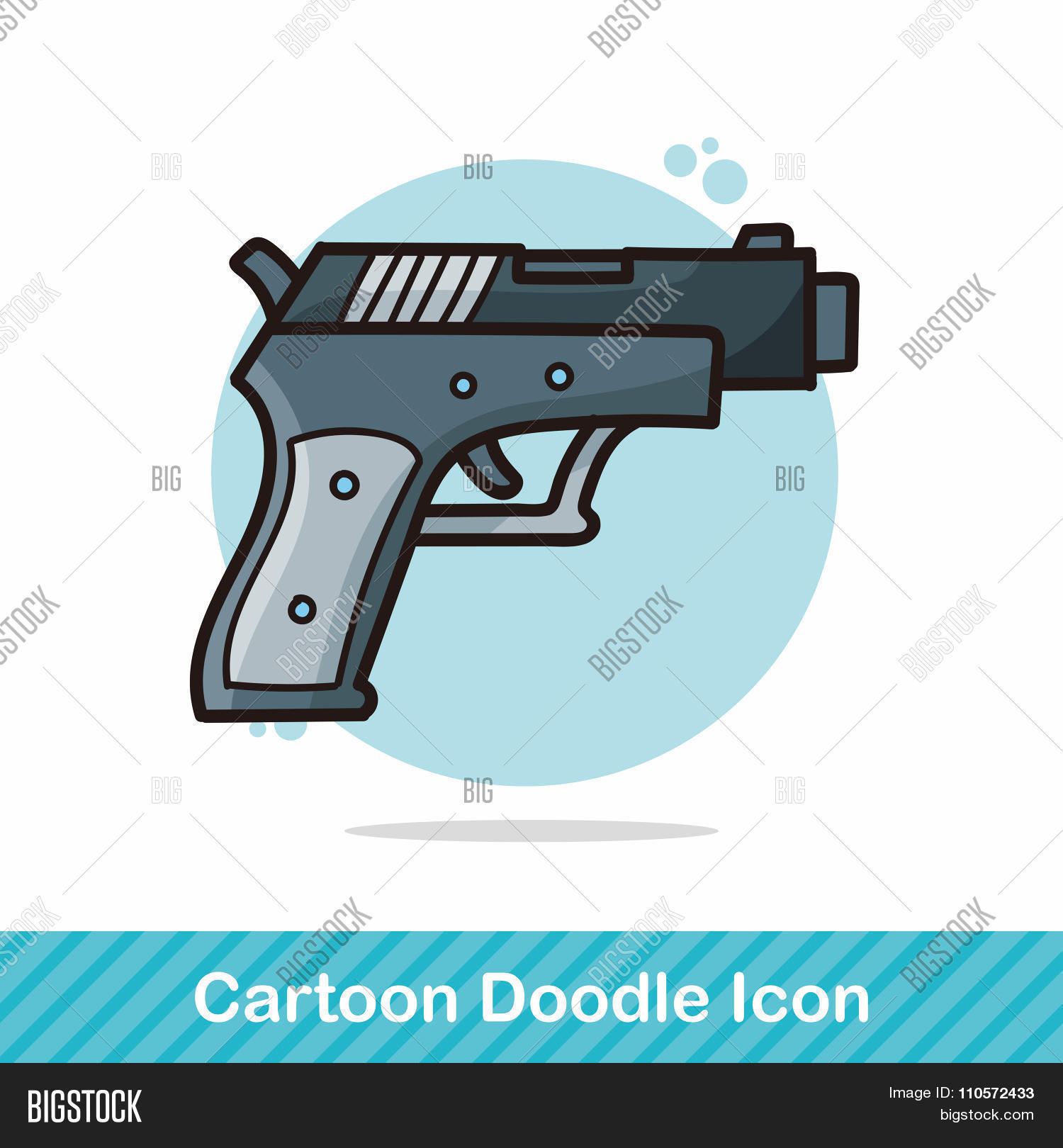 Gun Doodle Vector & Photo (Free Trial) | Bigstock