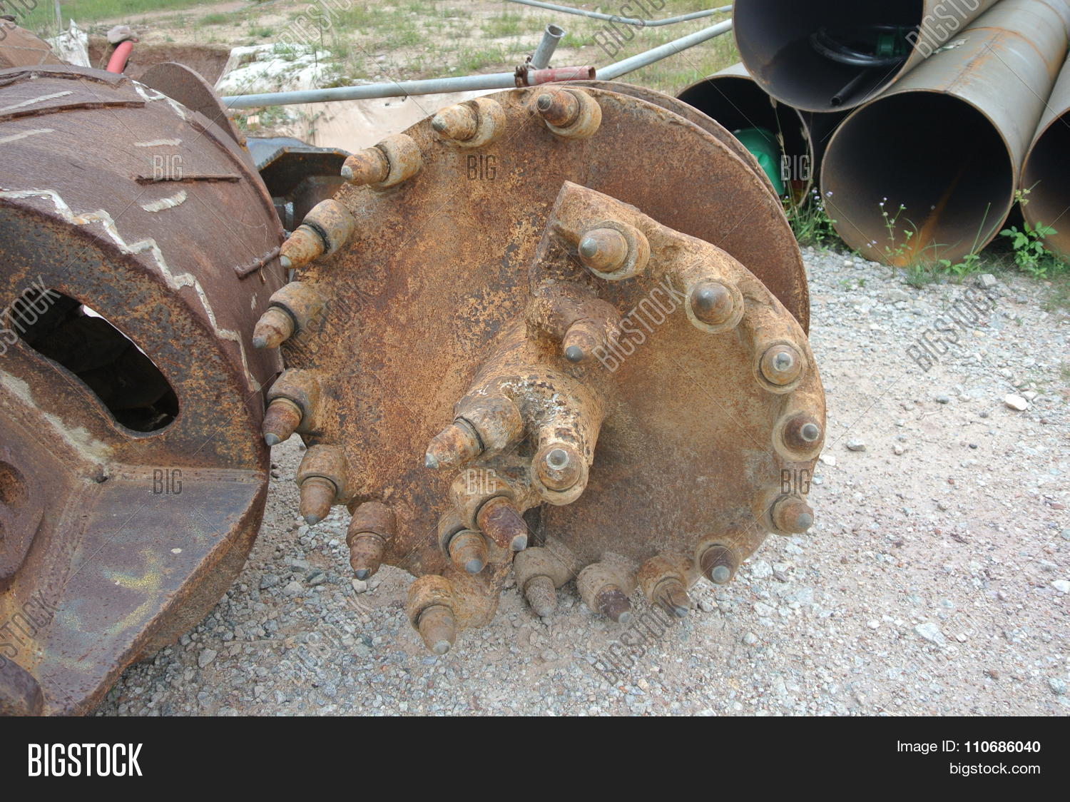Bore Pile Rig Auger Image & Photo (Free Trial) | Bigstock