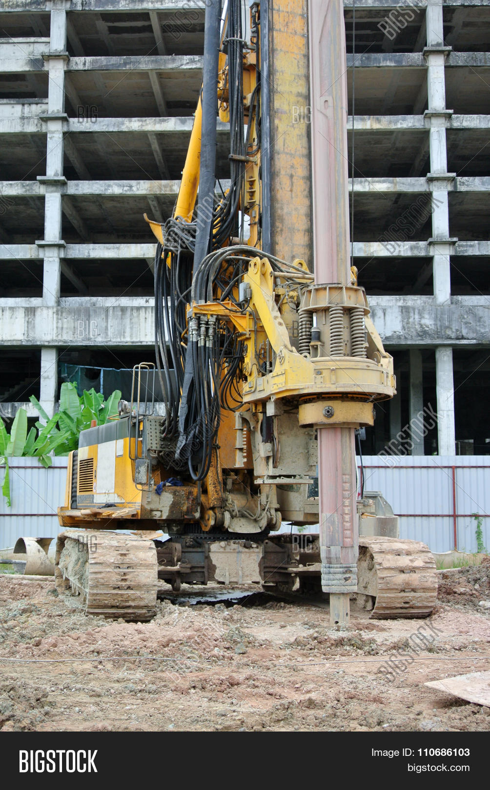 Bore Pile Rig Machine Image & Photo (Free Trial) | Bigstock