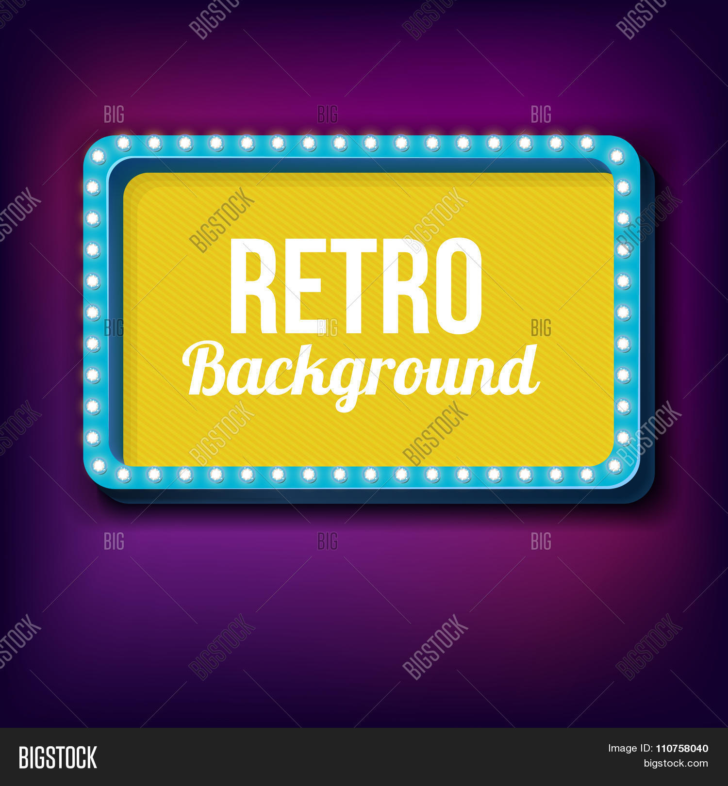 Night Retro Vector & Photo (Free Trial) | Bigstock