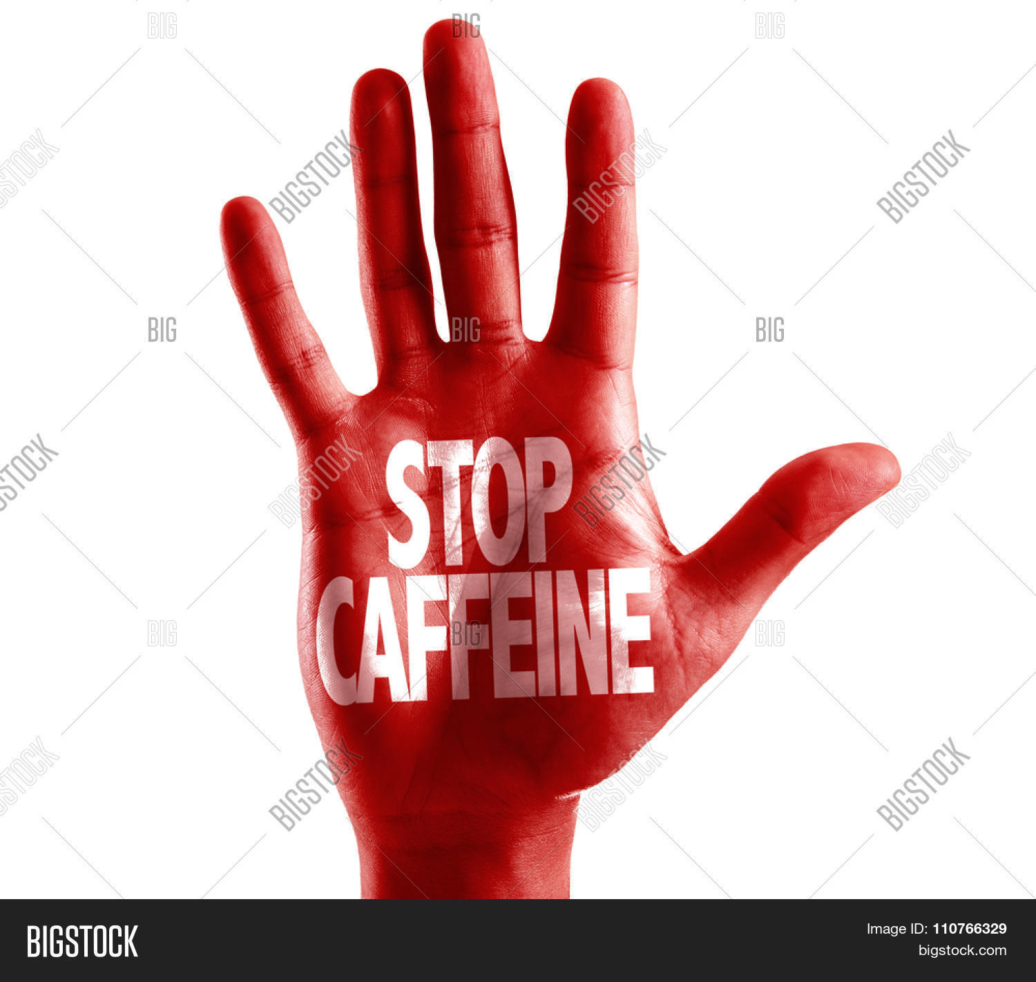 Stop Caffeine Written Image & Photo (Free Trial) | Bigstock