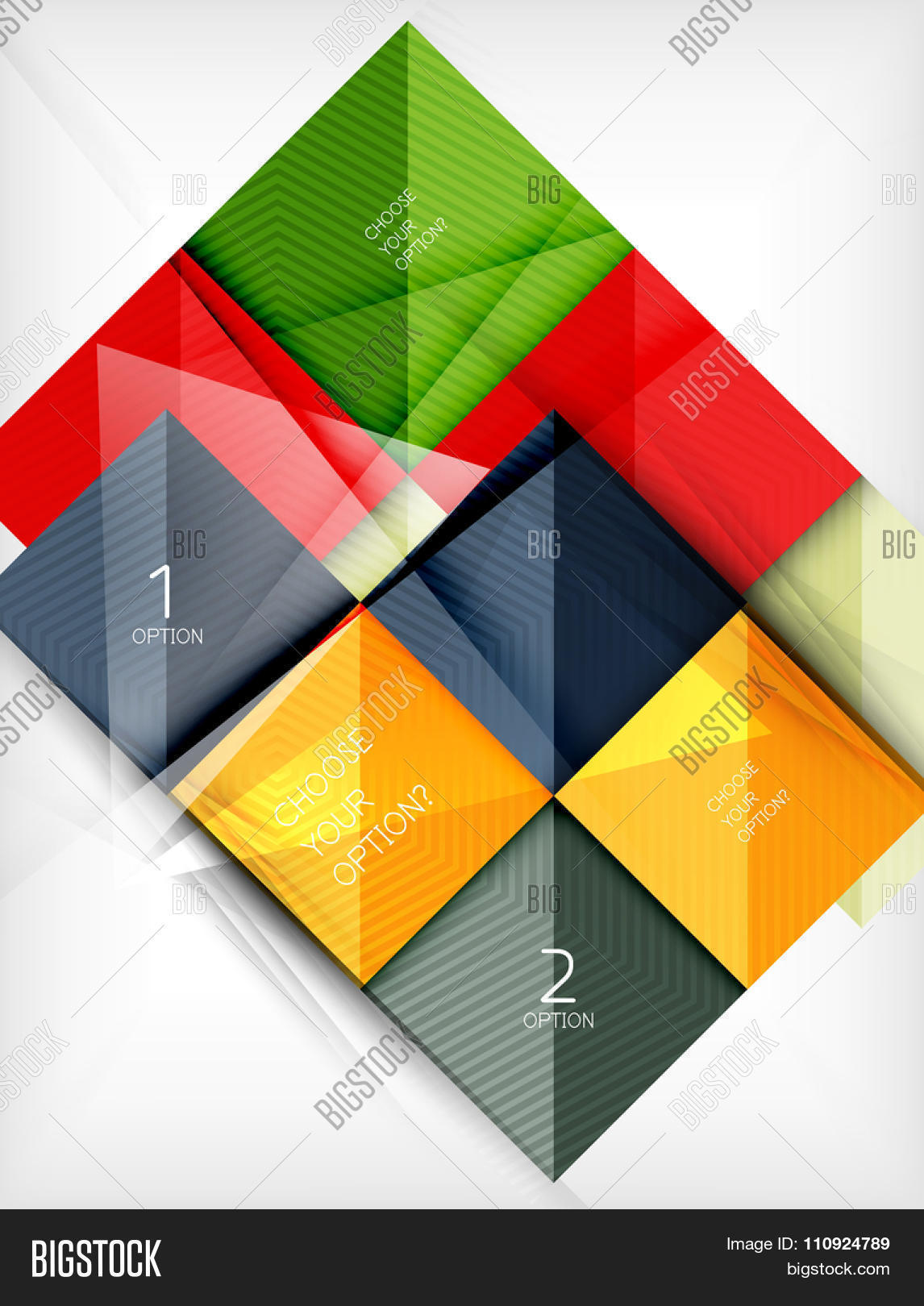 Paper Square Shapes Vector & Photo (Free Trial) | Bigstock