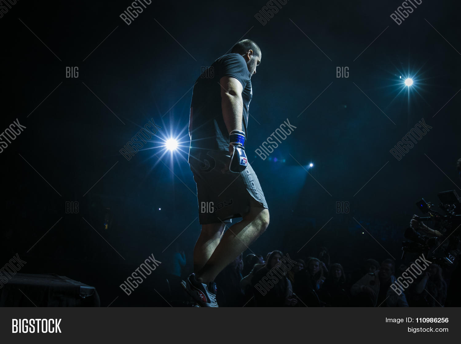 MMA Fighter Dark Comes Image & Photo (Free Trial) | Bigstock