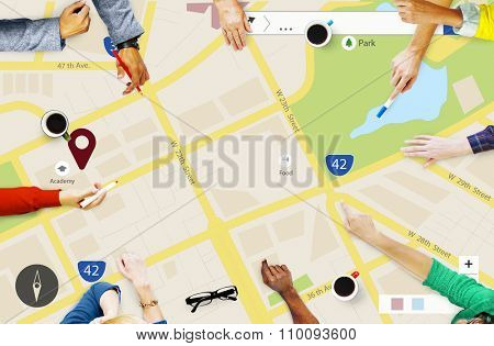 Map Mapping Location Image & Photo (Free Trial) | Bigstock