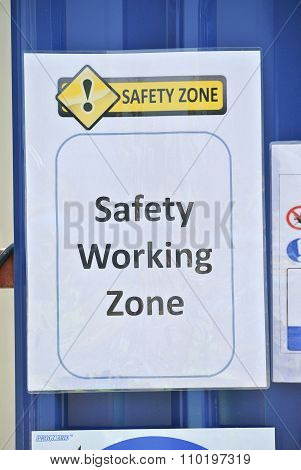 Sign Safety Working Image & Photo (Free Trial) | Bigstock