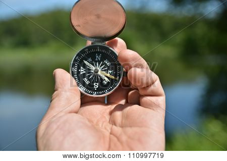 Compass Hand Image & Photo (Free Trial) | Bigstock