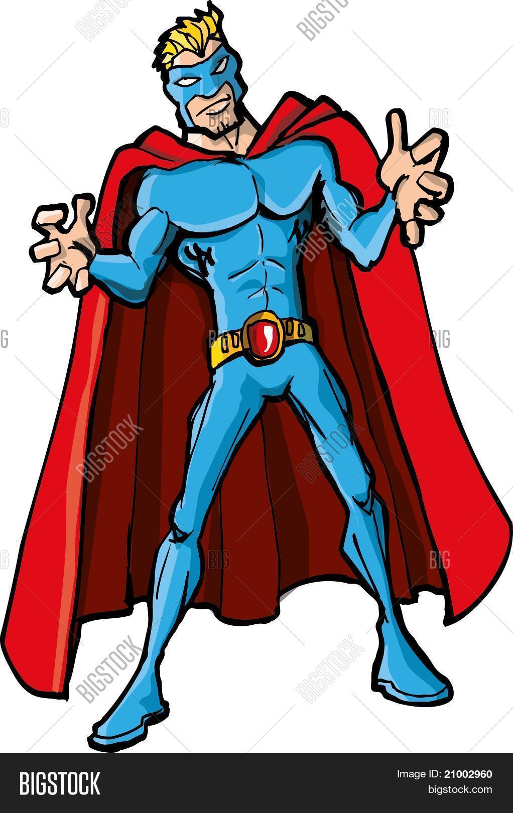 Cartoon Superhero Red Image & Photo (Free Trial) | Bigstock