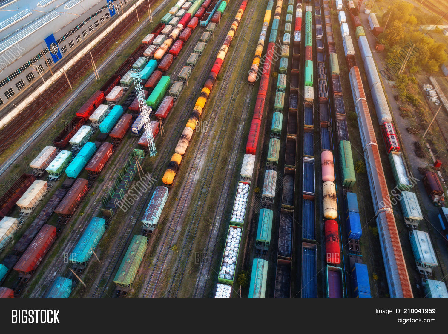 Cargo Trains Close-. Image & Photo (Free Trial) | Bigstock