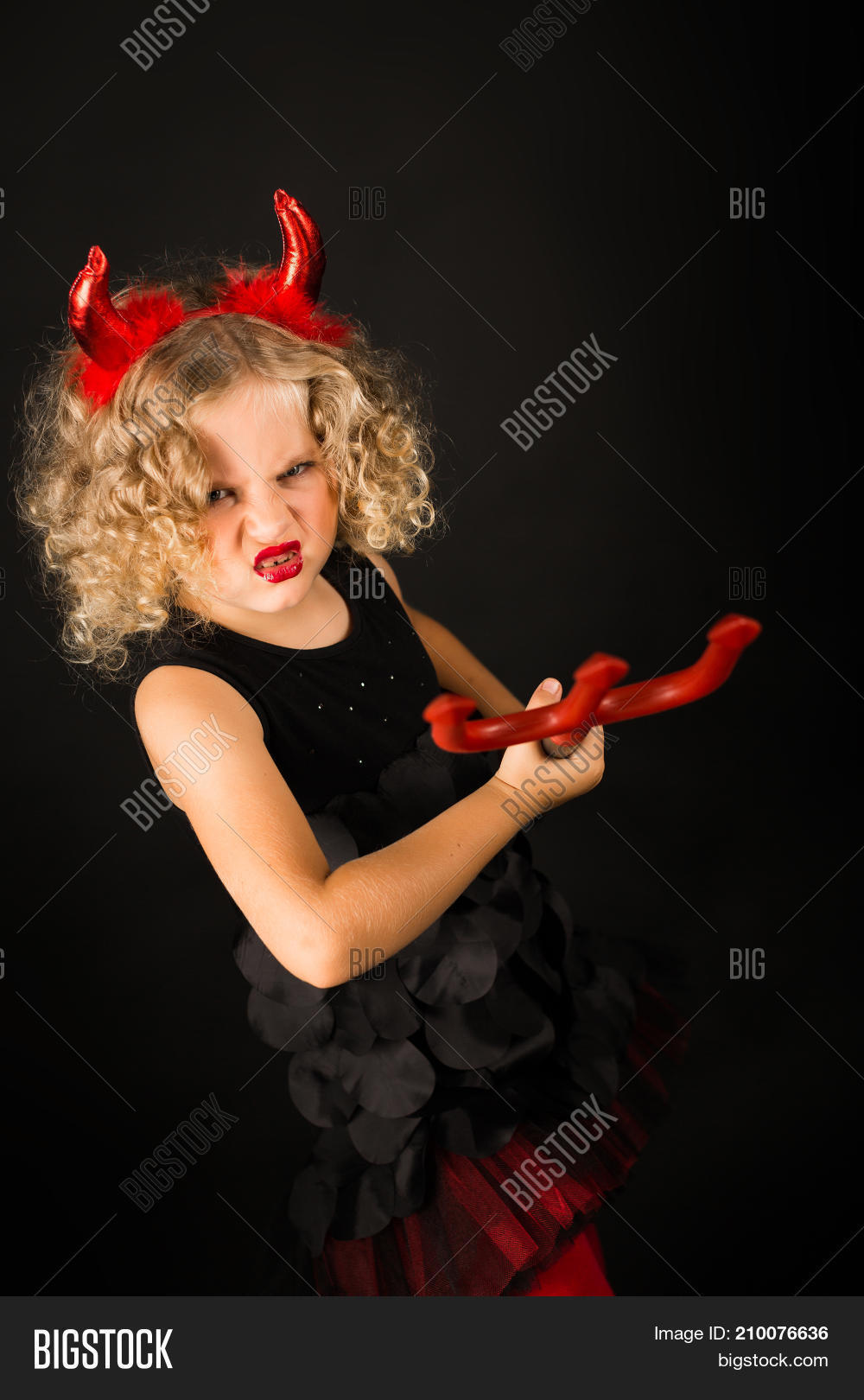 Beautiful Girl Devils Image & Photo (Free Trial) | Bigstock