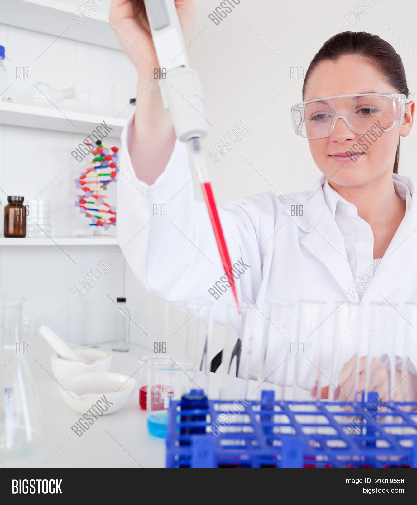 Cute Female Biologist Image & Photo (Free Trial) | Bigstock