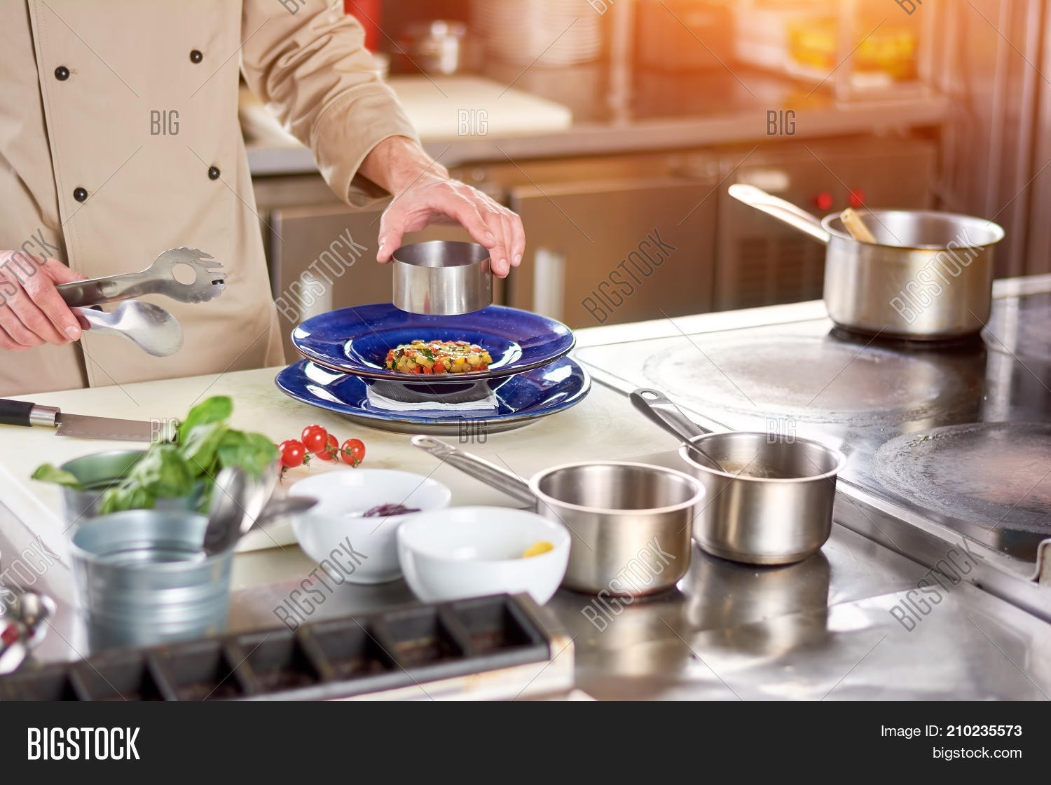 Shaping Dish By Chef Image & Photo (Free Trial) | Bigstock