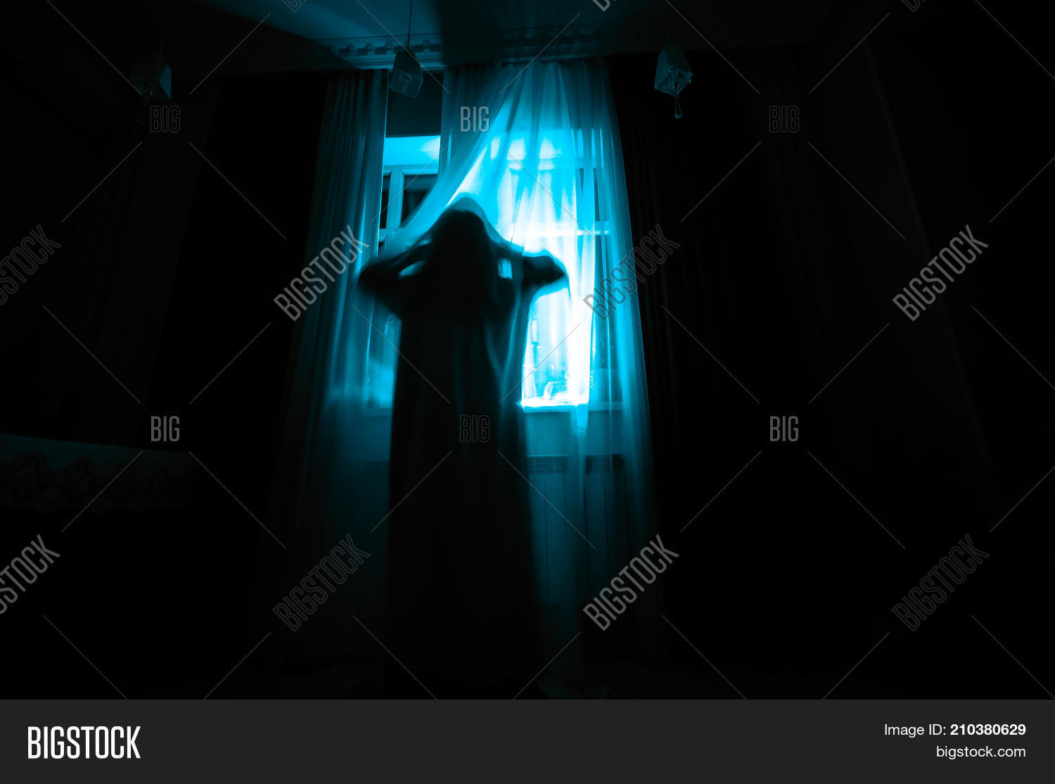 Horror Woman Window Image & Photo (Free Trial) | Bigstock