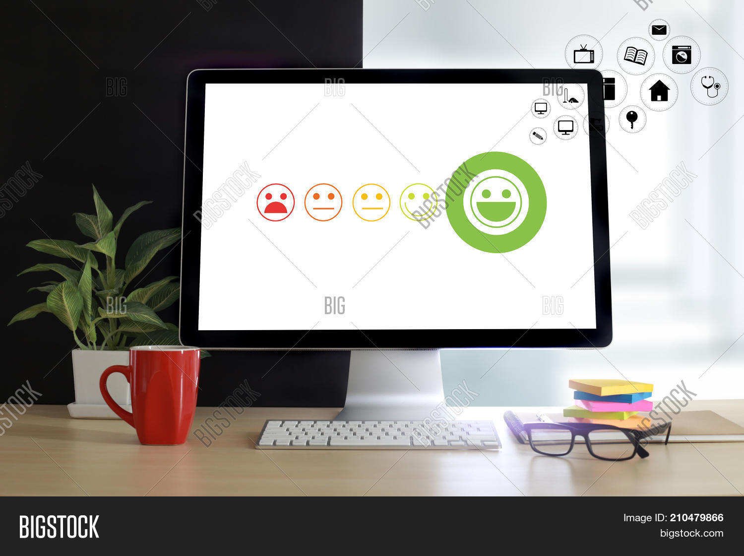 Pressing Smiley Face Image & Photo (Free Trial) | Bigstock