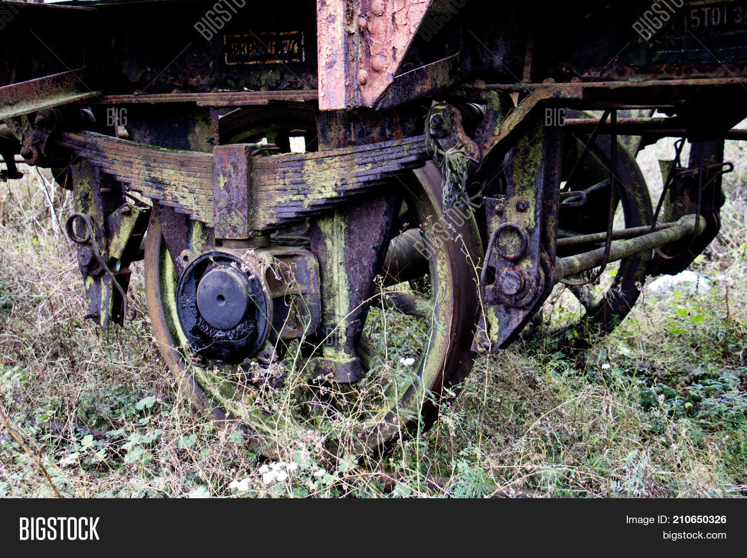 Old Rusty Trains. Old Image & Photo (Free Trial) | Bigstock