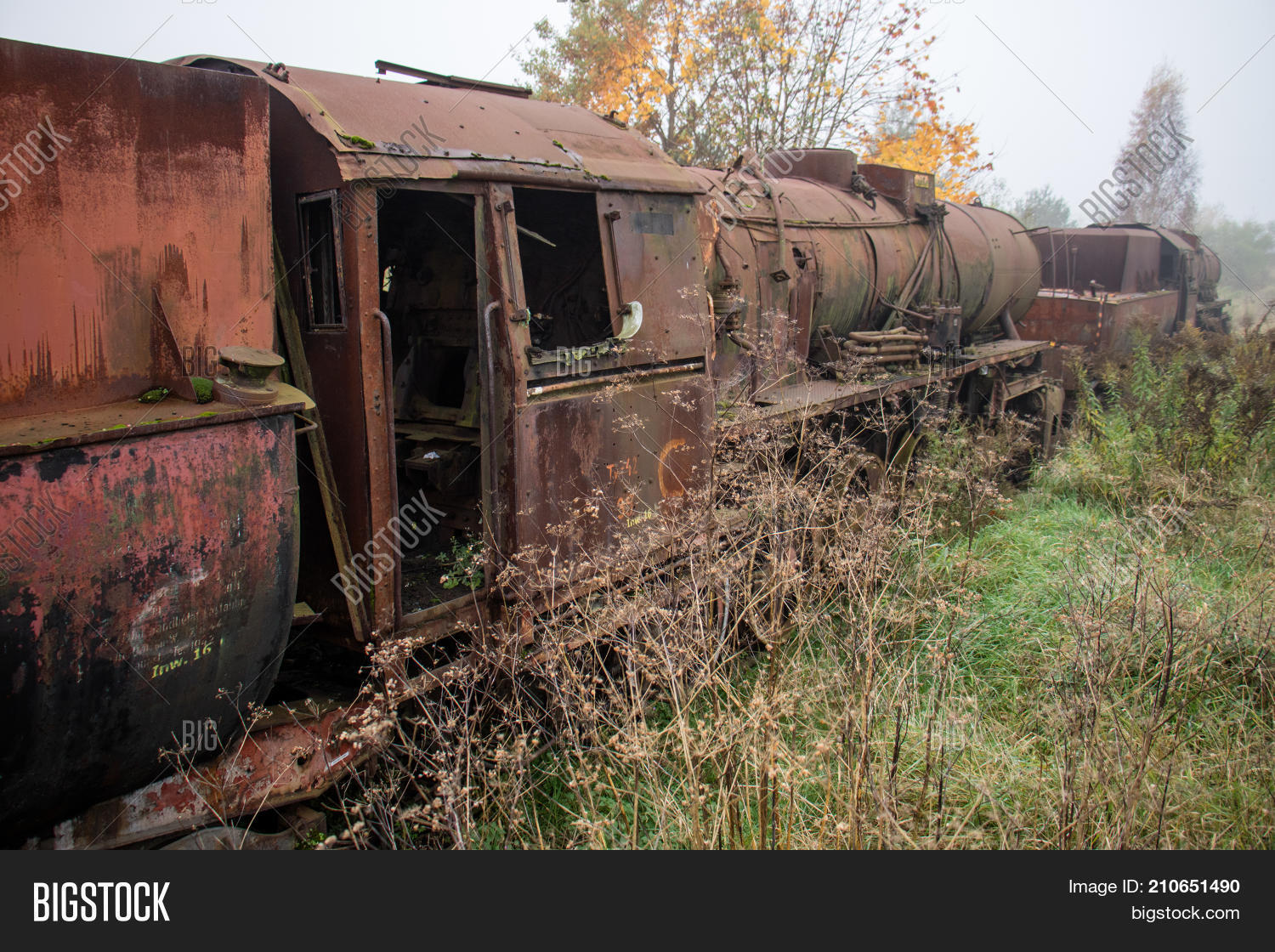 Old Rusty Trains. Old Image & Photo (Free Trial) | Bigstock