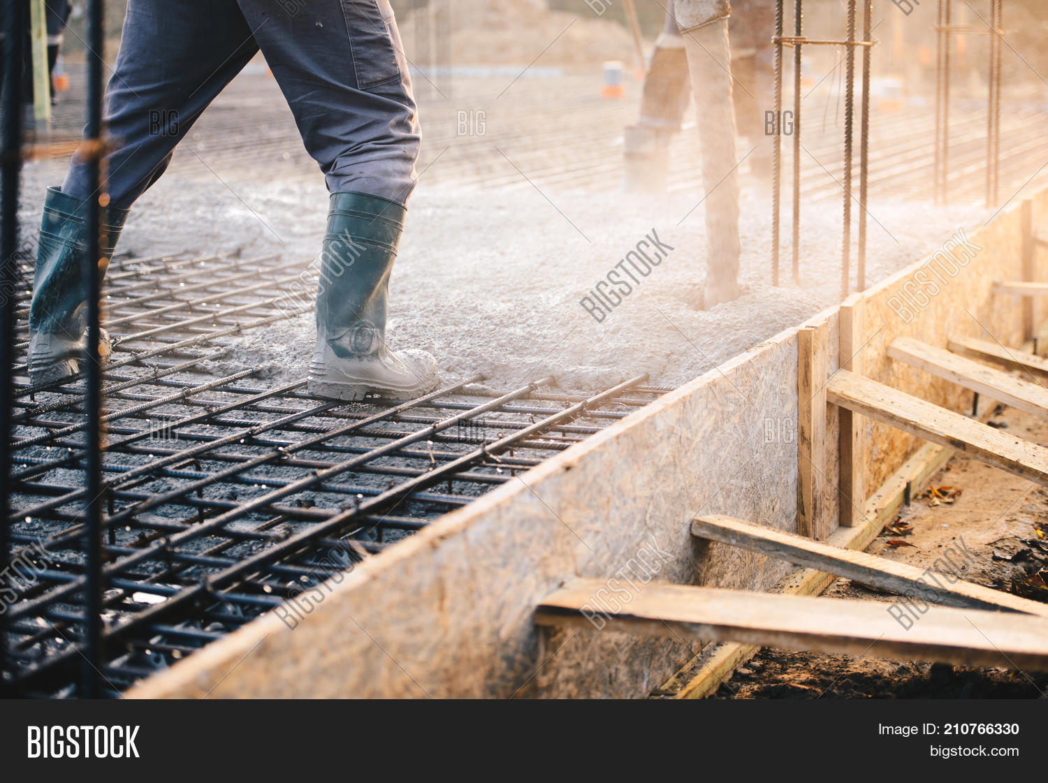 Concrete Pouring Image & Photo (Free Trial) | Bigstock