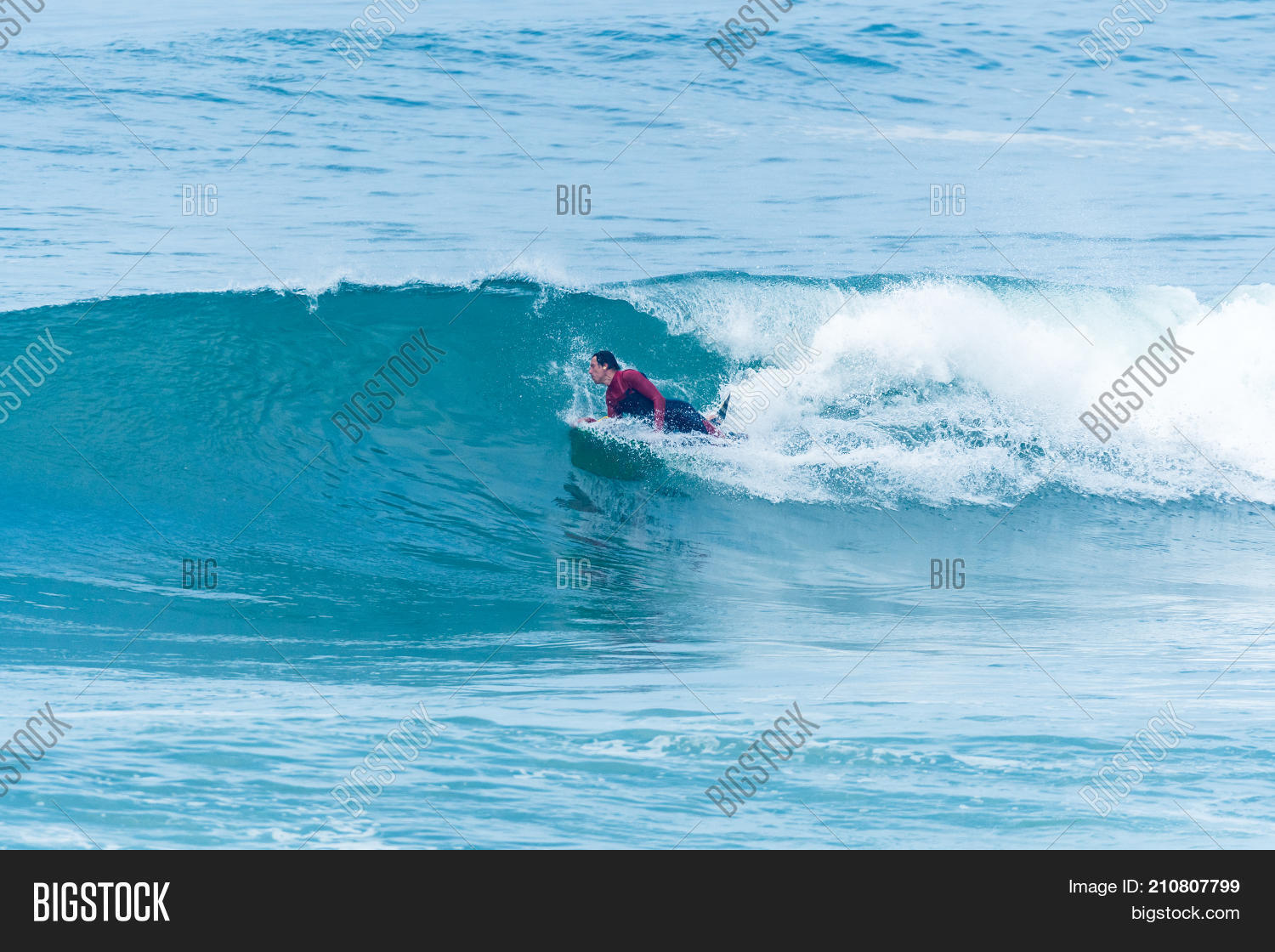Bodyboarder Surfing Image & Photo (Free Trial) | Bigstock