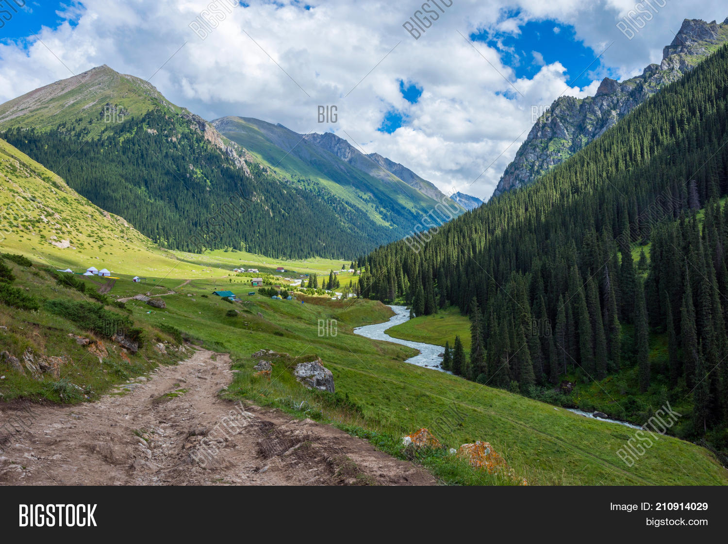 Altyn Arashan Valley, Image & Photo (Free Trial) | Bigstock