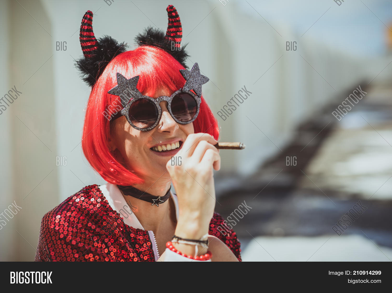 Beautiful Girl Devil Image & Photo (Free Trial) | Bigstock