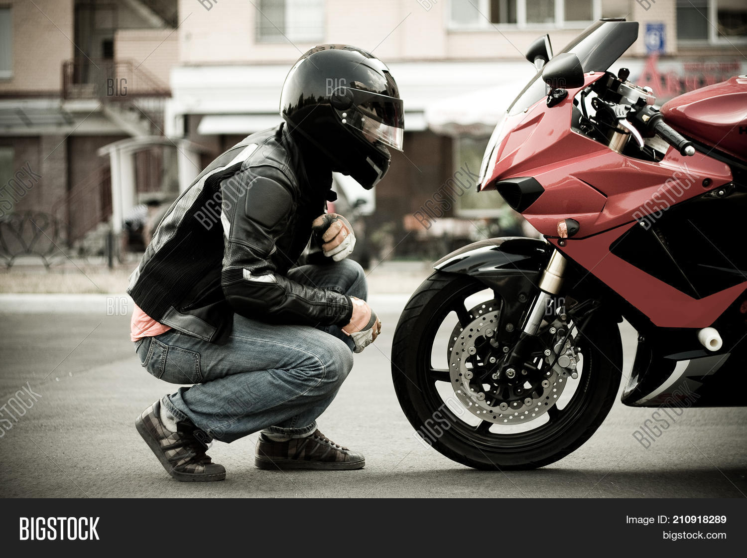 Guy Motorcyclist Image & Photo (Free Trial) | Bigstock