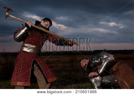 Two Warriors Combat. Image & Photo (Free Trial) | Bigstock