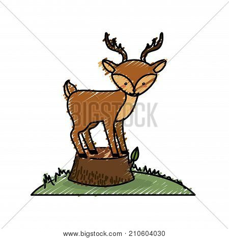 Cute Deer Animal Bole Vector & Photo (Free Trial) | Bigstock