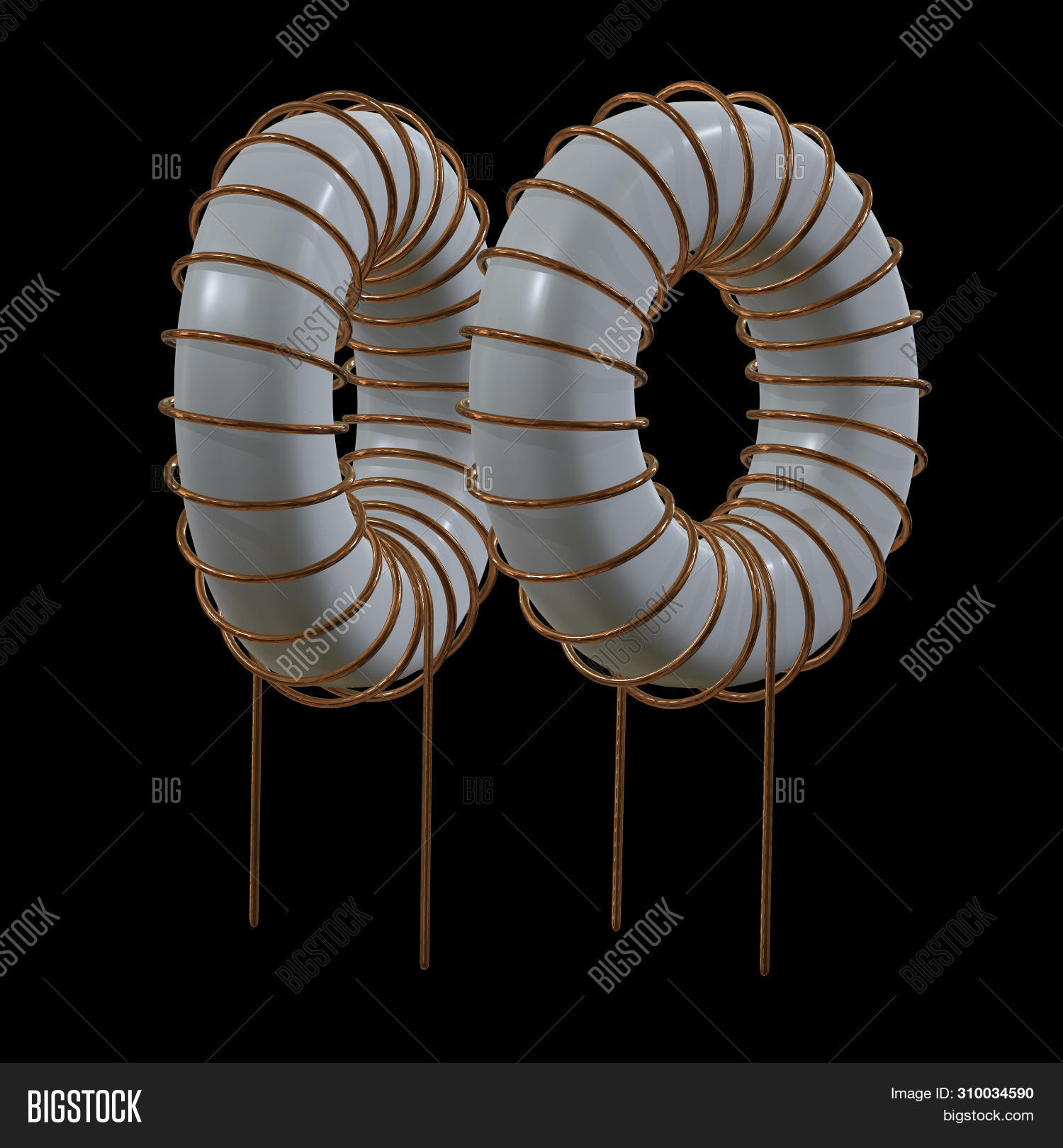 Toroidal Coil Inductor Image & Photo (Free Trial) | Bigstock