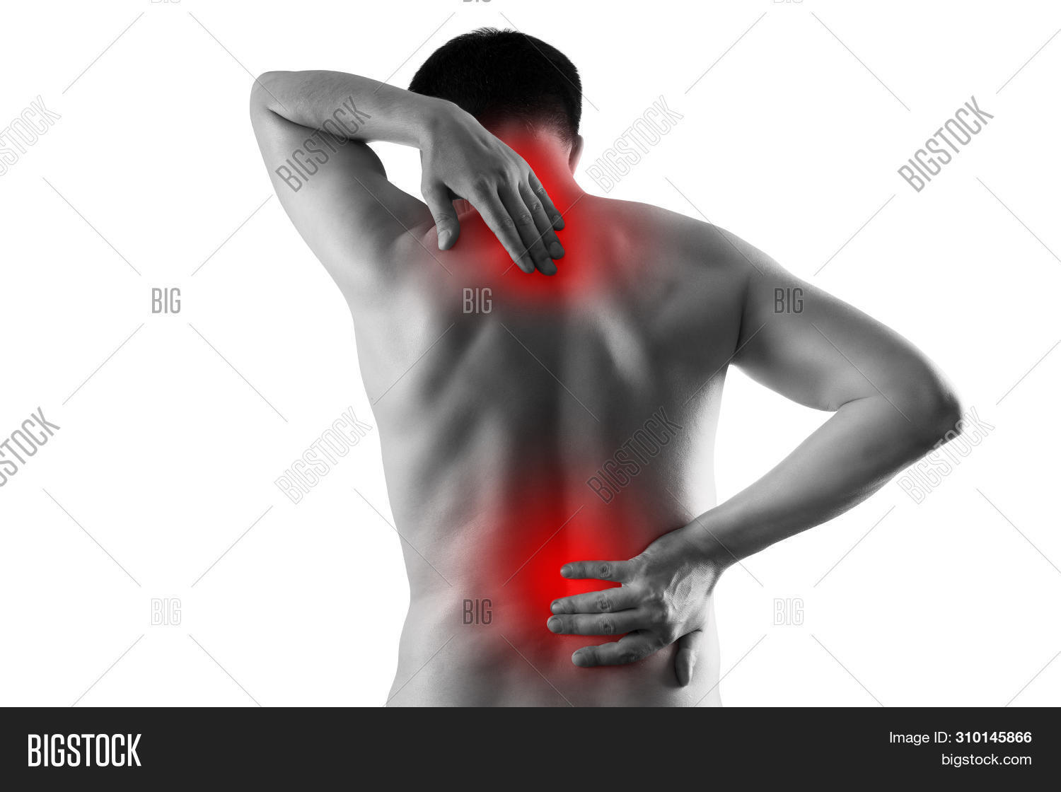Pain Male Body, Man Image & Photo (Free Trial) | Bigstock