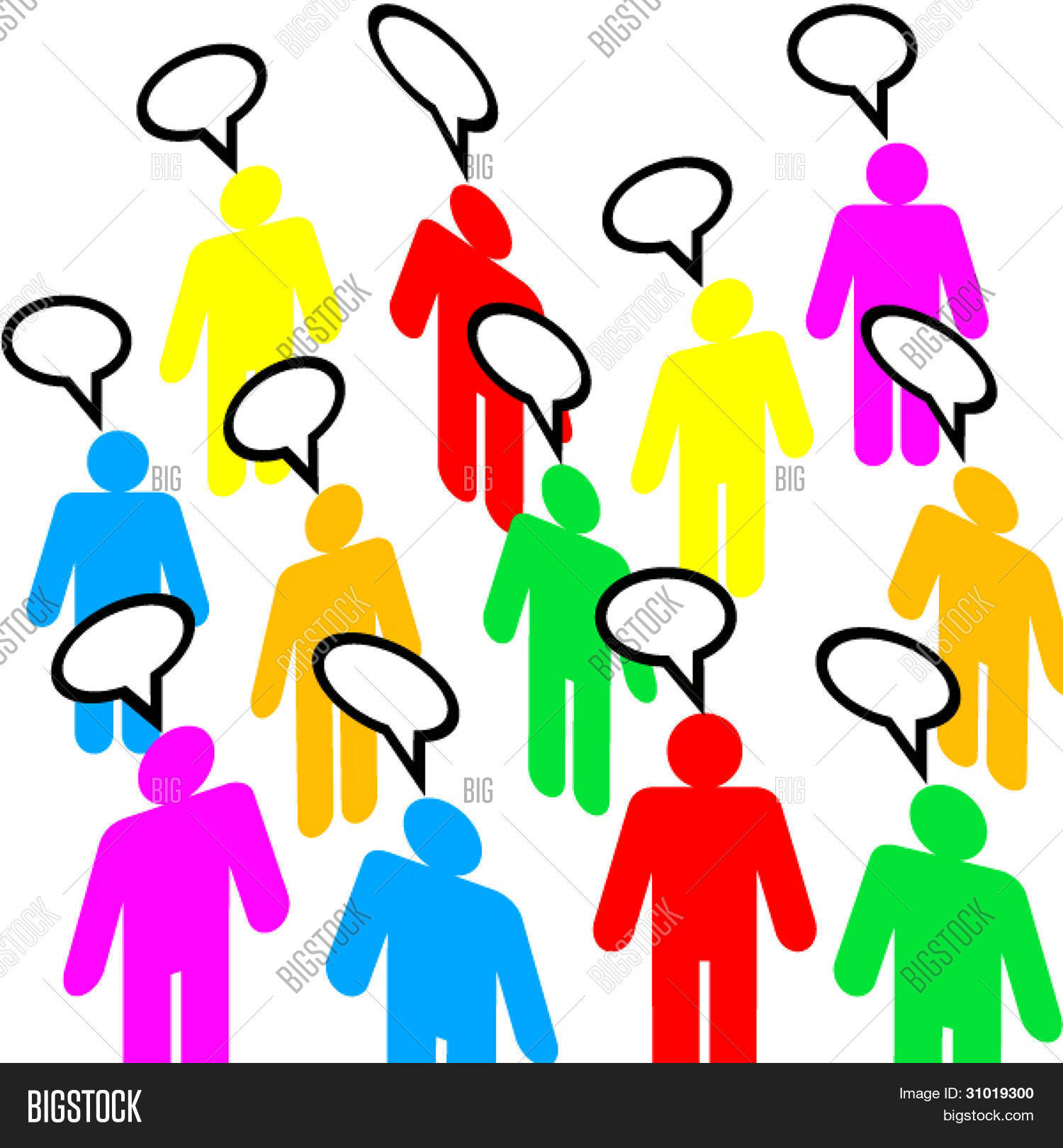 Group Human Figures Vector & Photo (Free Trial) | Bigstock