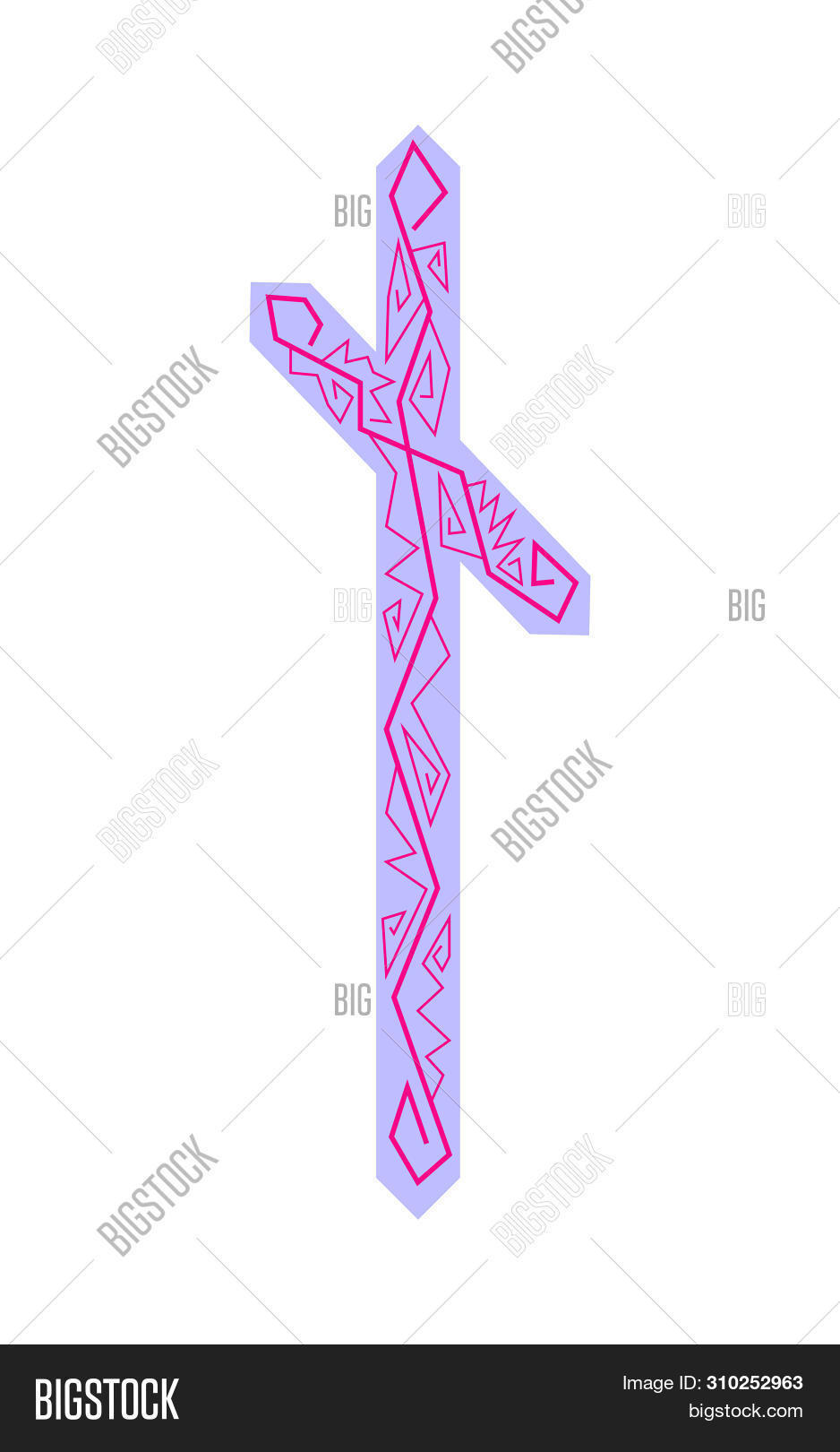 Rune Nauthiz. Ancient Image & Photo (Free Trial) | Bigstock