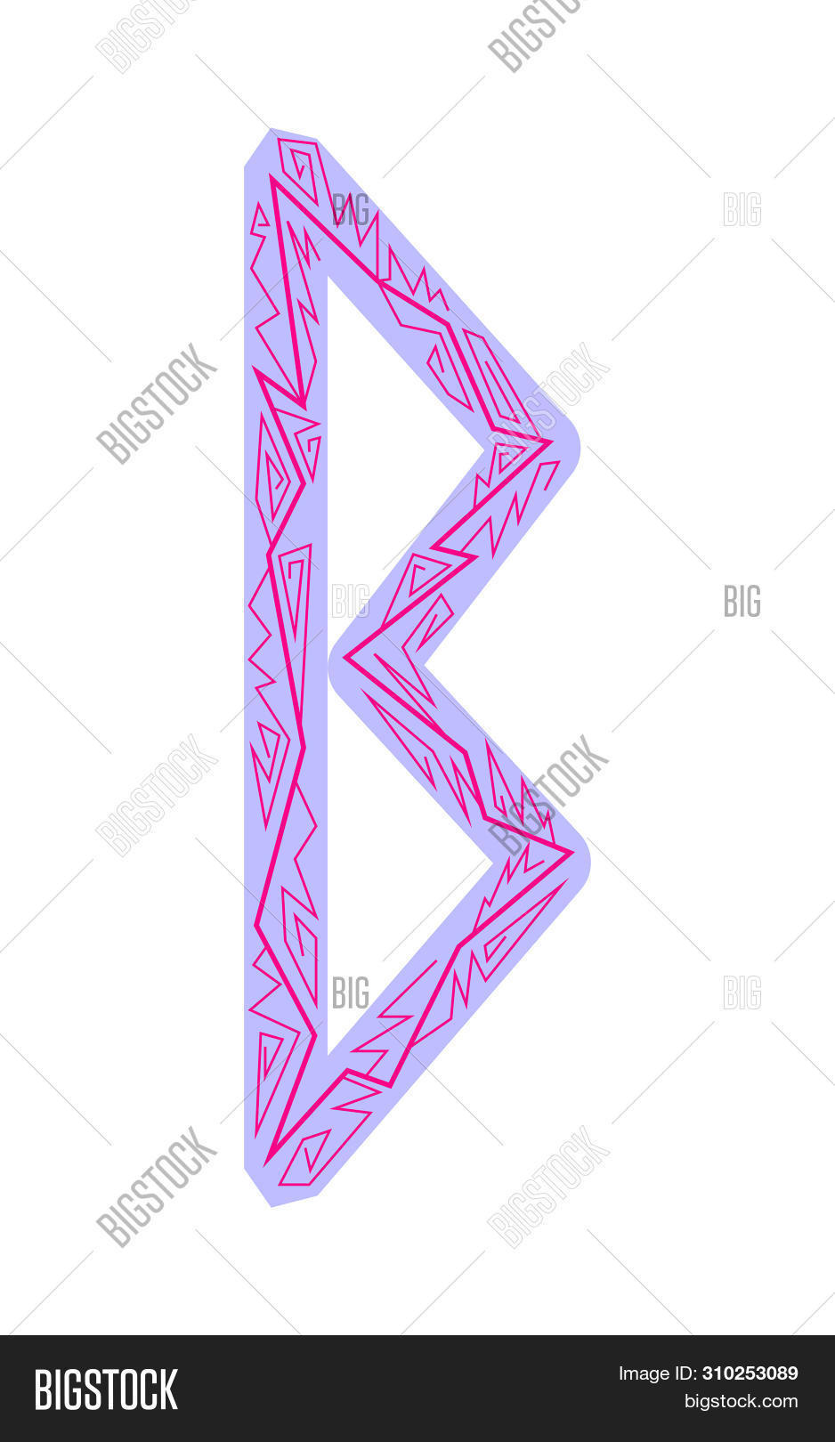 Rune Berkana. Ancient Image & Photo (Free Trial) | Bigstock